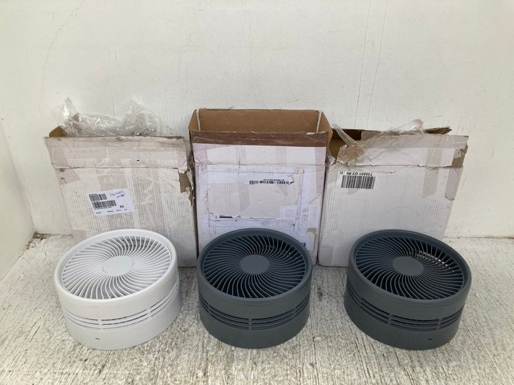 John Pye Auctions - 3 X MY FOLDAWAY RECHARGEABLE FANS IN WHITE/GREY ...