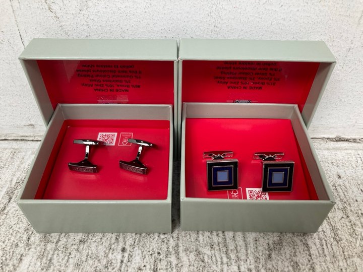 John Pye Auctions - PAIR OF TED BAKER LONDON FLORAL CUFFLINKS TO ALSO ...