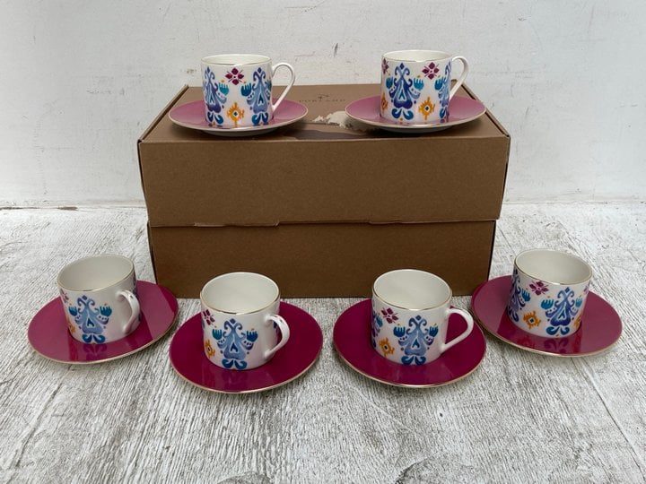 John Pye Auctions - 2 X BOXES OF POSH TEA CUP & SAUCER SETS IN MULTI ...