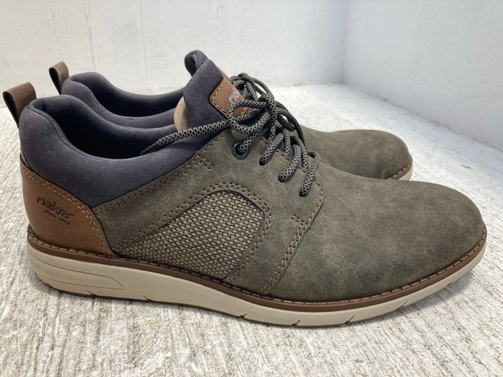 John Pye Auctions - PAIR OF RIEKER MENS SUEDE TRAINERS IN BROWN - UK 8 ...