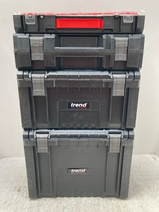 John Pye Auctions - TREND STORAGE SYSTEM BLACK & RED STORAGE TROLLEY ...