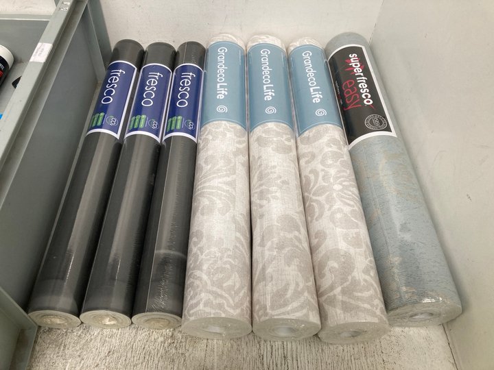 John Pye Auctions - QTY OF ASSORTED ROLLS OF WALLPAPER TO INCLUDE QTY ...