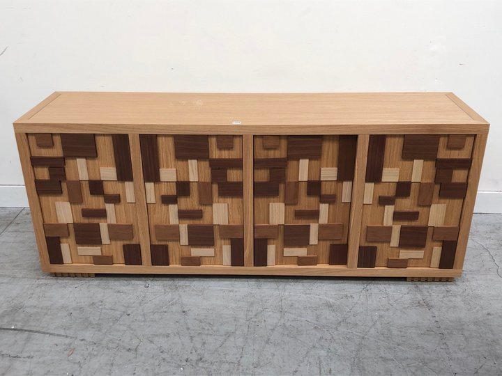 John Pye Auctions - (COLLECTION ONLY) SANDRO 4 DOOR WIDE SIDEBOARD IN ...