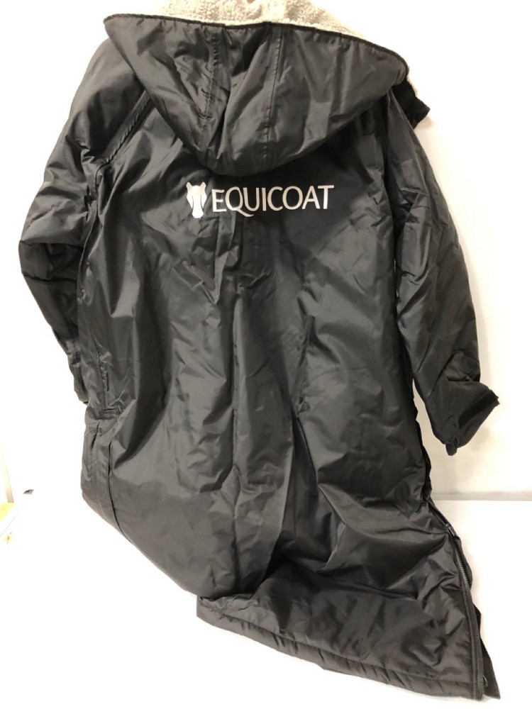 John Pye Auctions - EQUICOAT ORIGINAL ADULT COAT BLACK SIZE M RRP- £140 ...
