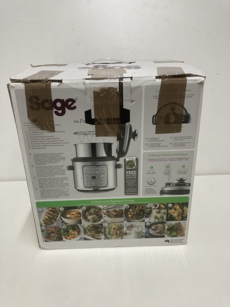 John Pye Auctions - SAGE THE FAST SLOW GO PRESSURE COOKER