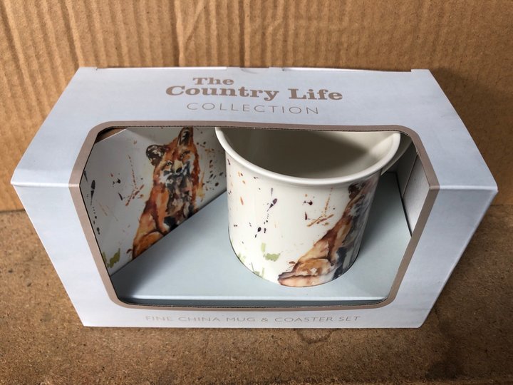 John Pye Auctions - QTY OF THE COUNTRY LIFE COLLECTION MUG & COASTER ...