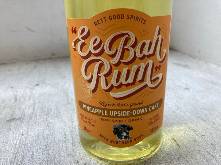 John Pye Auctions - 3 X EE BAH RUM PINEAPPLE UPSIDE DOWN CAKE FLAVOUR ...