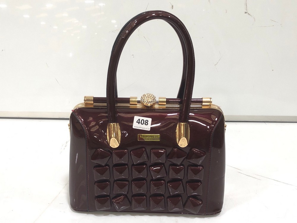 John Pye Auctions - TED BAKER LONDON PATENT QUILTED WOMEN'S BAG ...