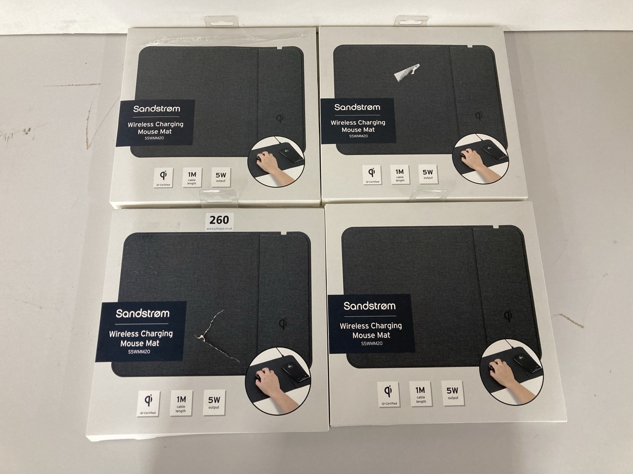 John Pye Auctions - 4 X SANDSTROM WIRELESS CHARGING MOUSE MATS