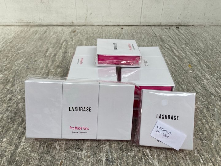 John Pye Auctions - QTY OF LASHBASE PRO MADE FANS 11MM/12MM/13MM ...
