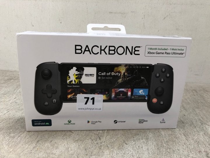 John Pye Auctions - 2 X SONY PLAYSTATION BACKBONE GAMING CONTROLLERS: LOCATION - E2