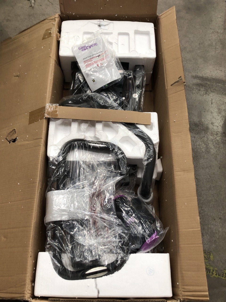 John Pye Auctions - HIGH STREET UNASSEMBLED SLIM CYCLE MACHINE ...