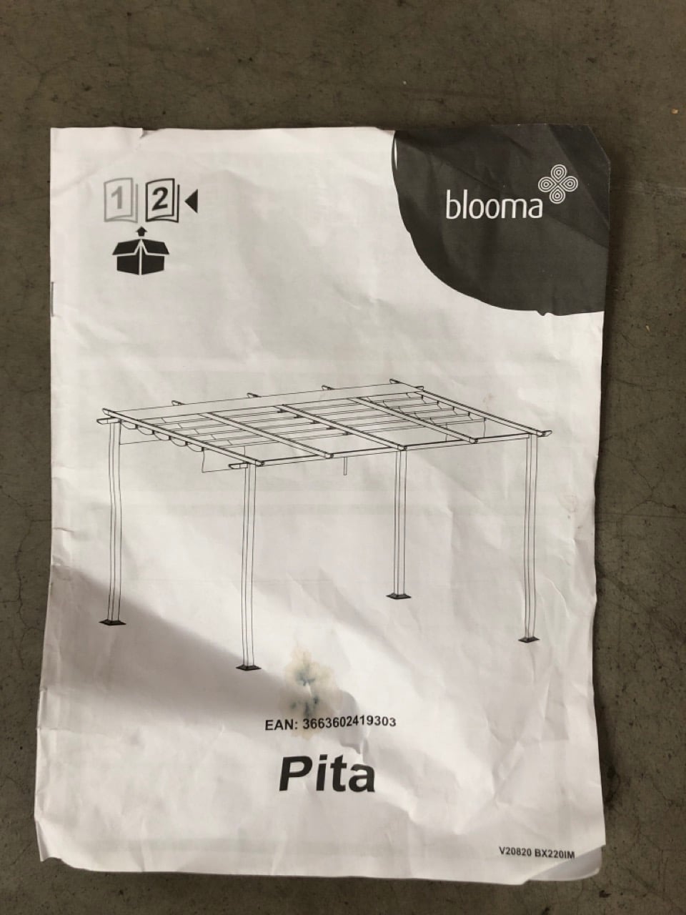 John Pye Auctions - BLOOMA PITA GAZEBO: LOCATION - BACK WALL ...