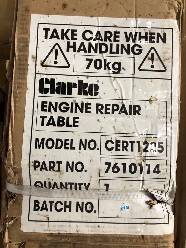 John Pye Auctions - PALLET OF ASSORTED GARAGE ITEMS TO INCLUDE CLARKE ...