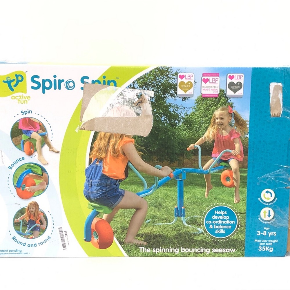 John Pye Auctions - 2 X TP TOYS TP750 SPIRO SPIN OUTDOOR SEESAW TOTAL ...
