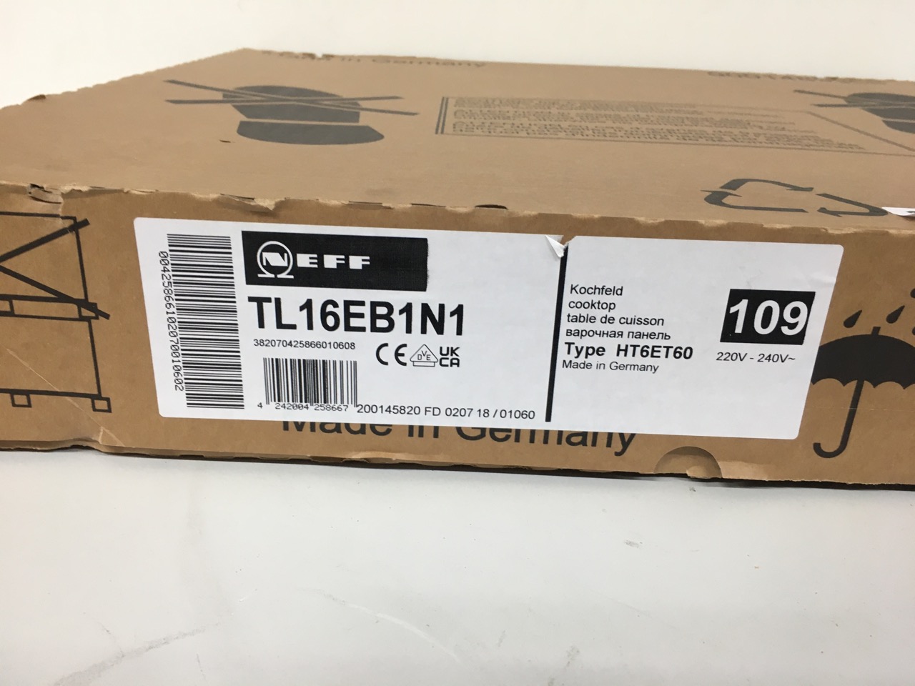 John Pye Auctions - NEFF COOKTOP MODEL: TL16EB1N1