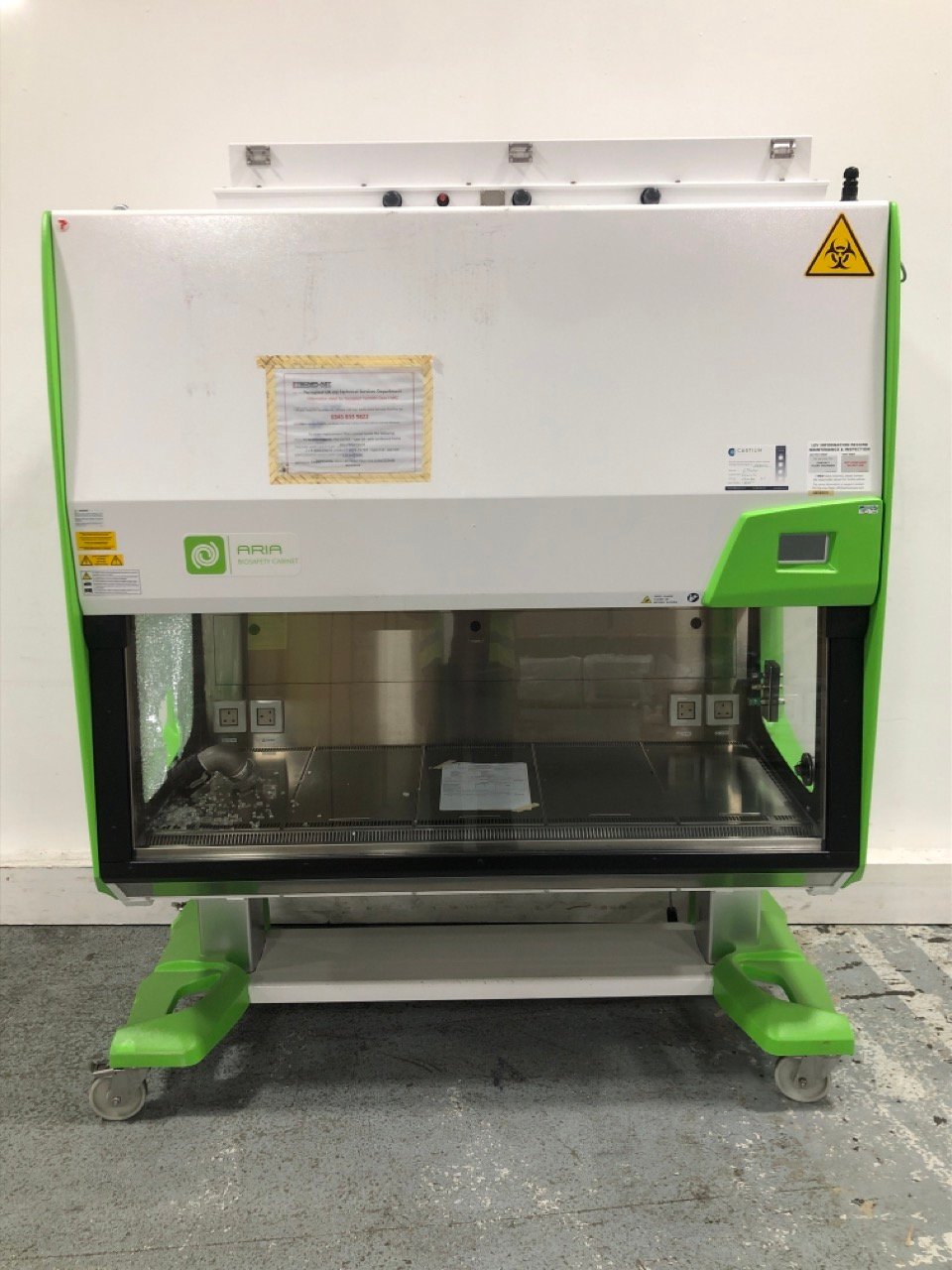 John Pye Auctions - 2018 TECNIPLAST ARIA TECH 60D LEV CLASS II BIOLOGICAL SAFETY CABINET S/N ...