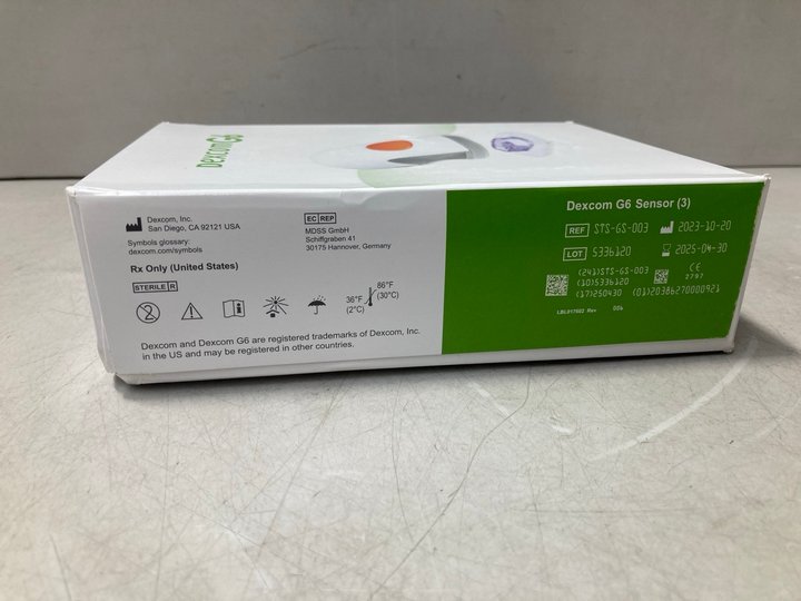 John Pye Auctions - 3 X DEXCOM G6 SENSORS: LOCATION - I15