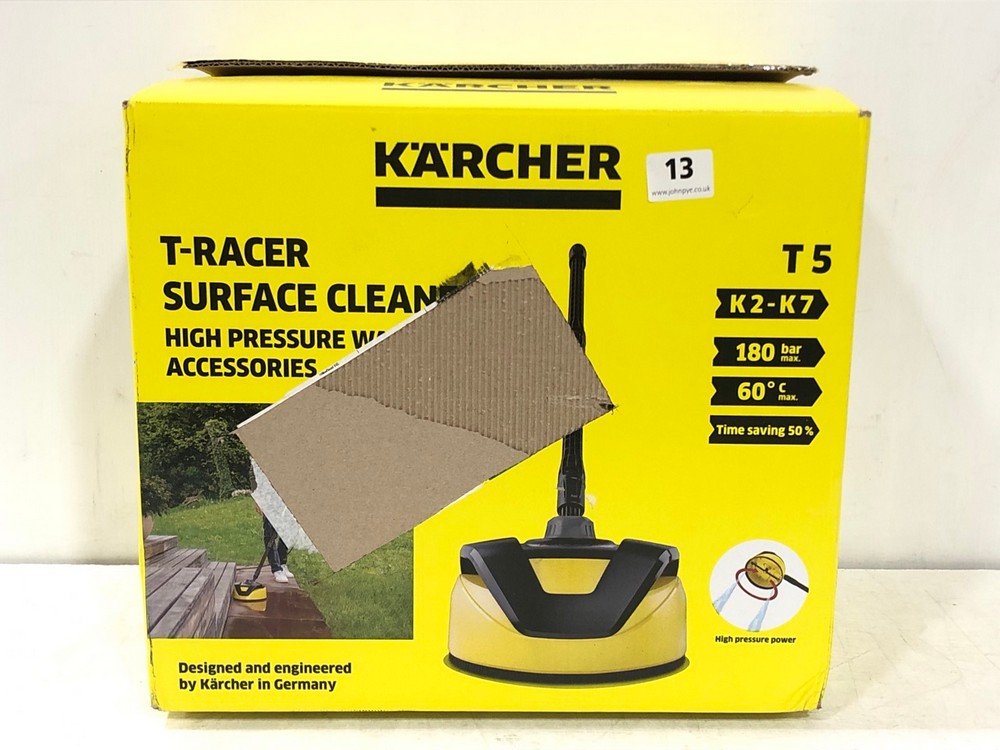 John Pye Auctions - KARCHER T5 T-RACER SURFACE CLEANER - MODEL NO. 2. ...