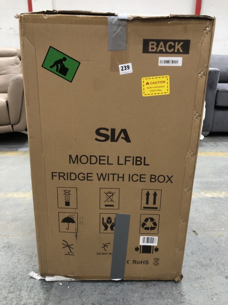 John Pye Auctions - SIA UNDER COUNTER FRIDGE WITH ICE BOX - MODEL NO ...
