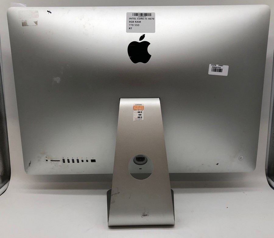 John Pye Auctions - APPLE IMAC 14.2 1TB SSD PC: MODEL NO A1419. I5-4670, 8GB RAM, [JPTE57815 ...