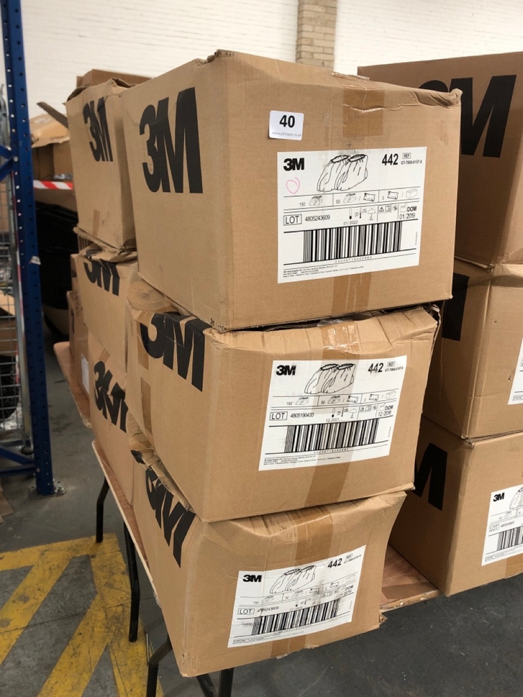 John Pye Auctions - 6 X BOXES OF 3M MEDICAL SHOE COVERINGS (DELIVERY ONLY)