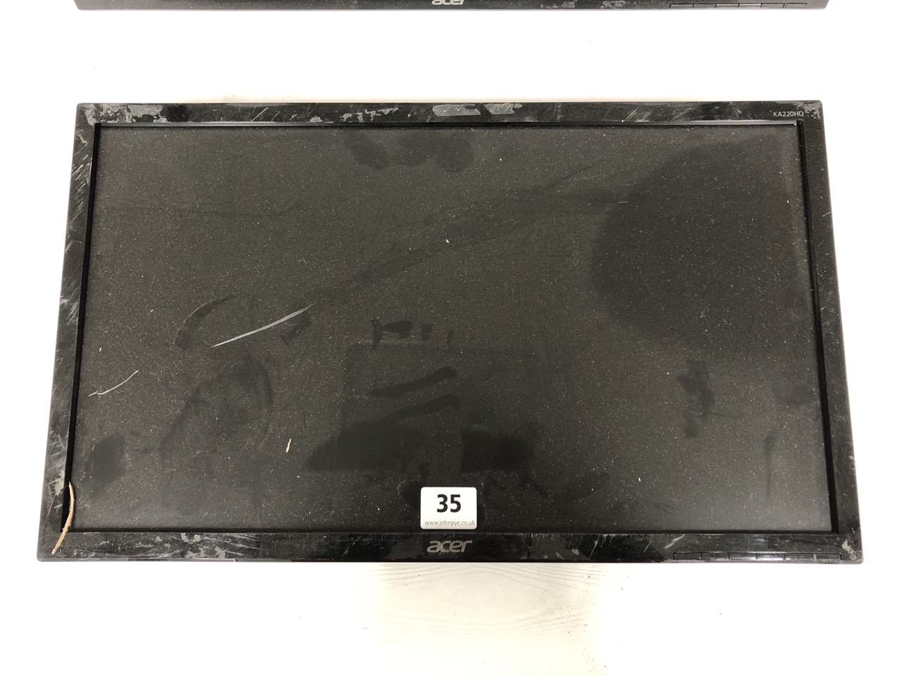 John Pye Auctions - 2 X ASSORTED UNTESTED PC MONITORS