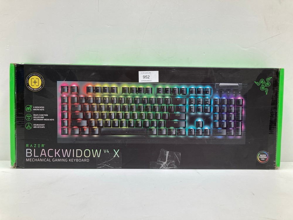 John Pye Auctions - RAZER BLACKWIDOW V4 X COMPUTER KEYBOARD - LOCATION 2C.