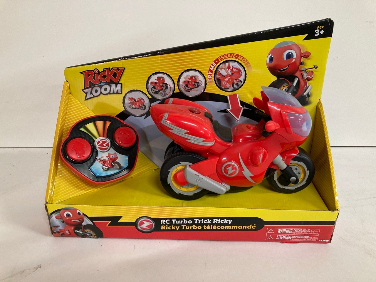 John Pye Auctions - RICKY ZOOM RC TURBO TRICKY RICKY MOTORBIKE