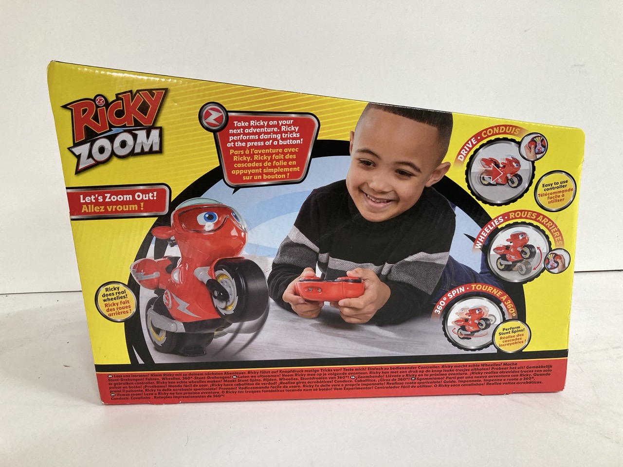 John Pye Auctions - RICKY ZOOM RC TURBO TRICKY RICKY MOTORBIKE