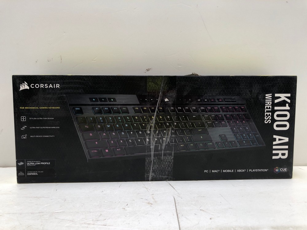 John Pye Auctions - CORSAIR K100 AIR WIRELESS RGB ULTRA-THIN MECHANICAL ...