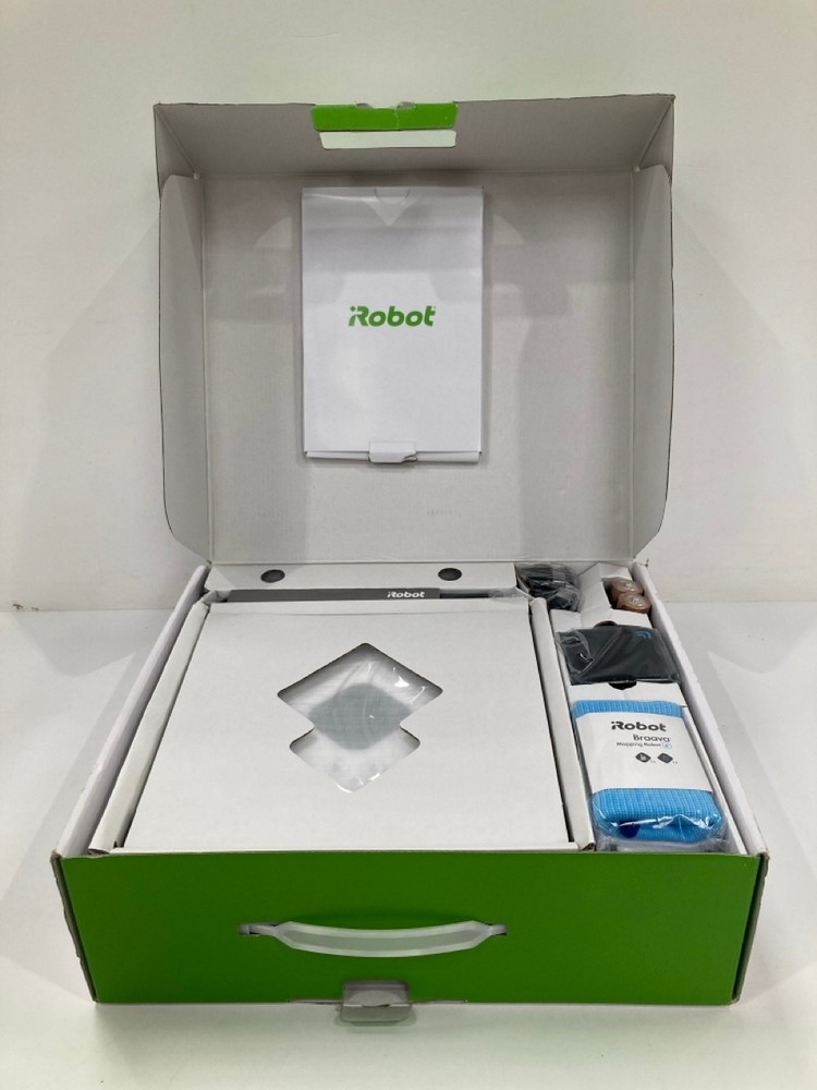 John Pye Auctions - IROBOT BRAAVA 390T - 2-IN-1 FLOOR MOPPING ROBOT ...