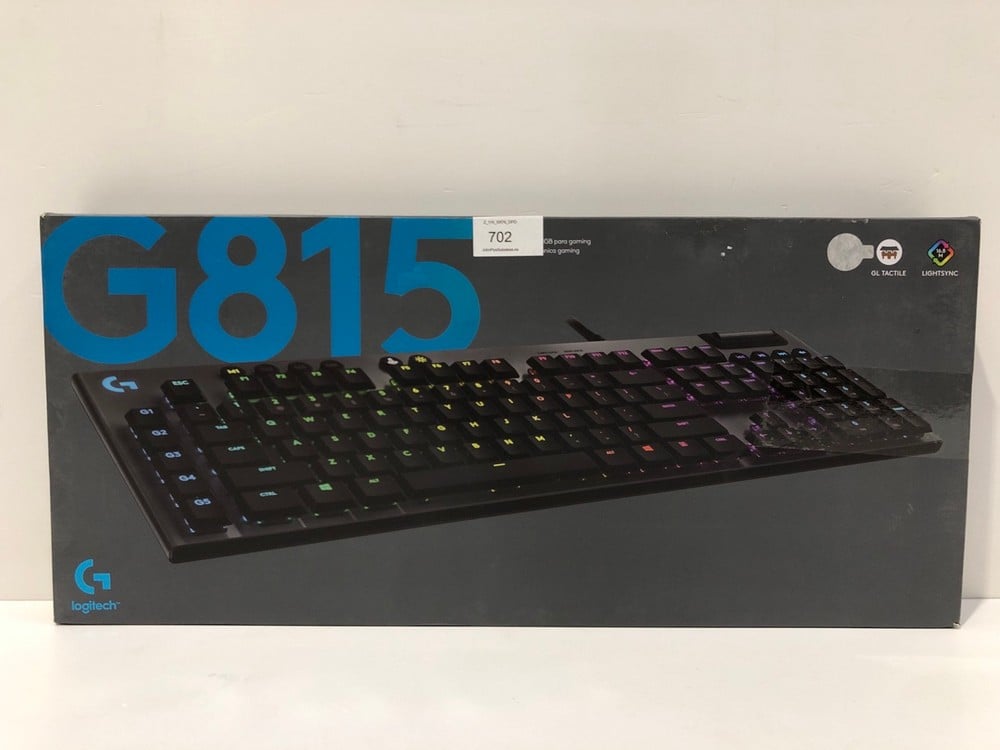 John Pye Auctions - LOGITECH KEYBOARD MODEL G815 - LOCATION 7C.