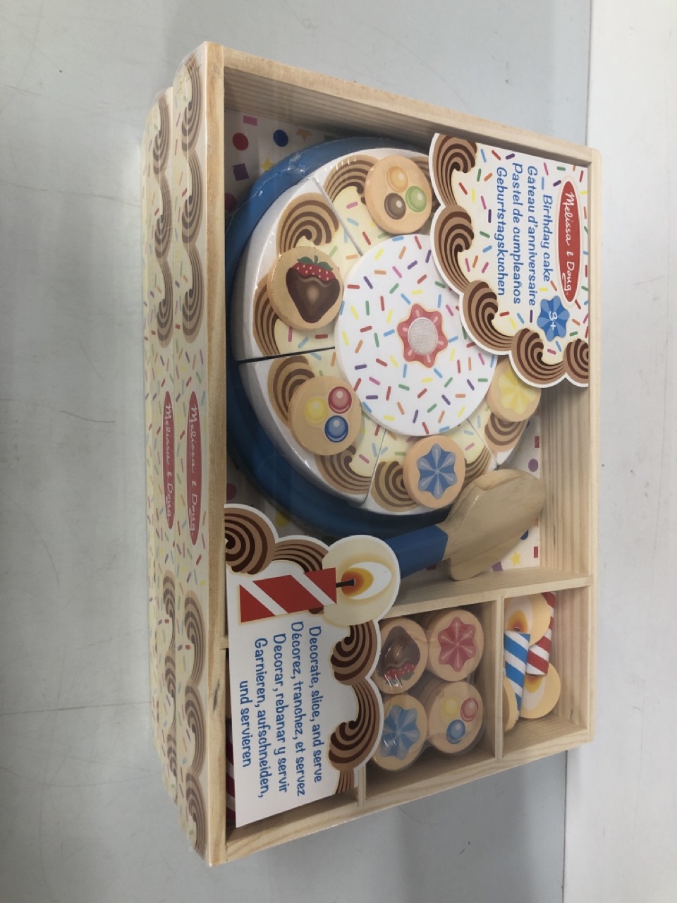 John Pye Auctions - 3 X MELISSA & DOUG WOODEN BIRTHDAY CAKE (SEALED)