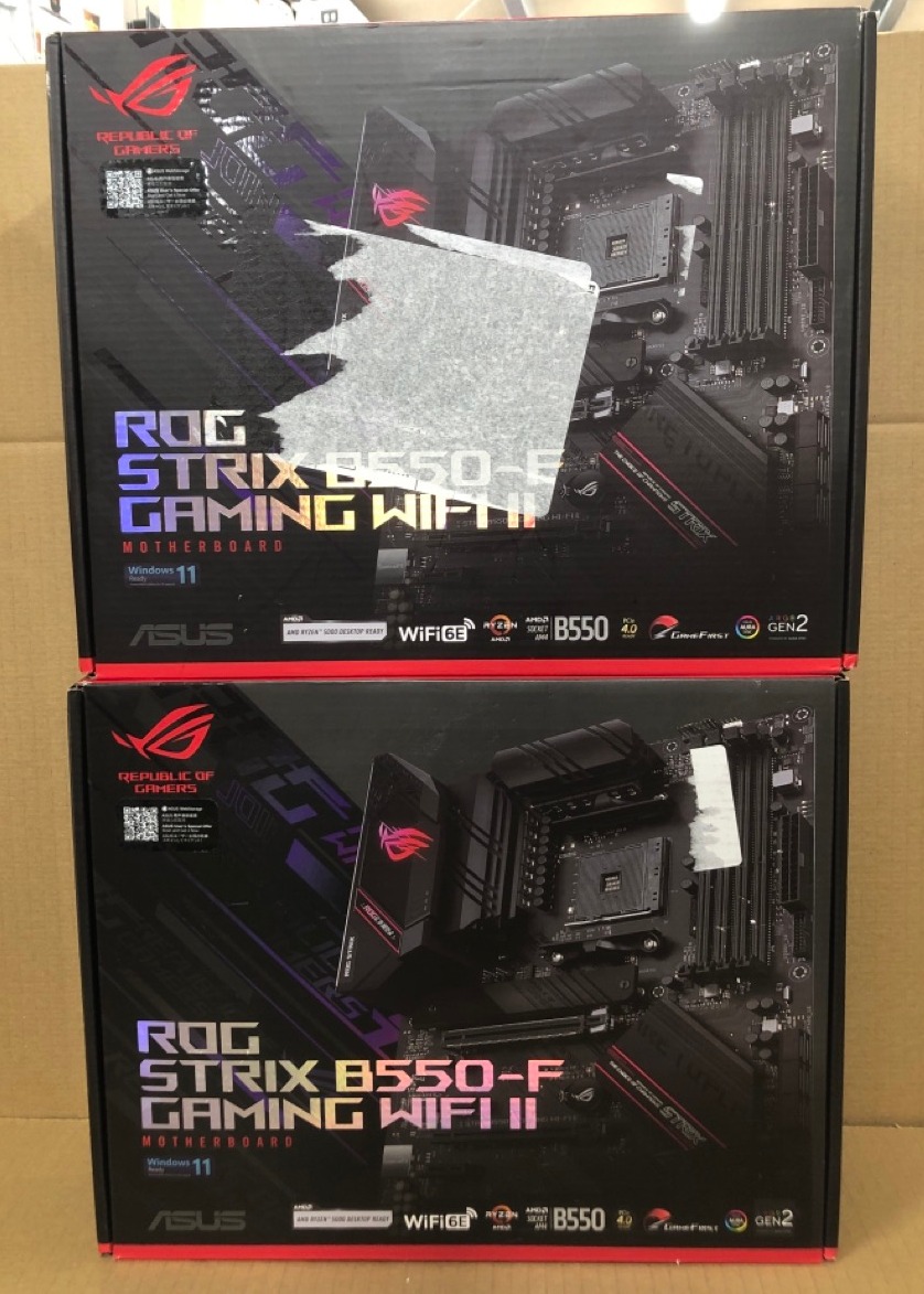 John Pye Auctions - 2 X ASUS ROG STRIX B550-F GAMING WIFI II AMD AM4 ...