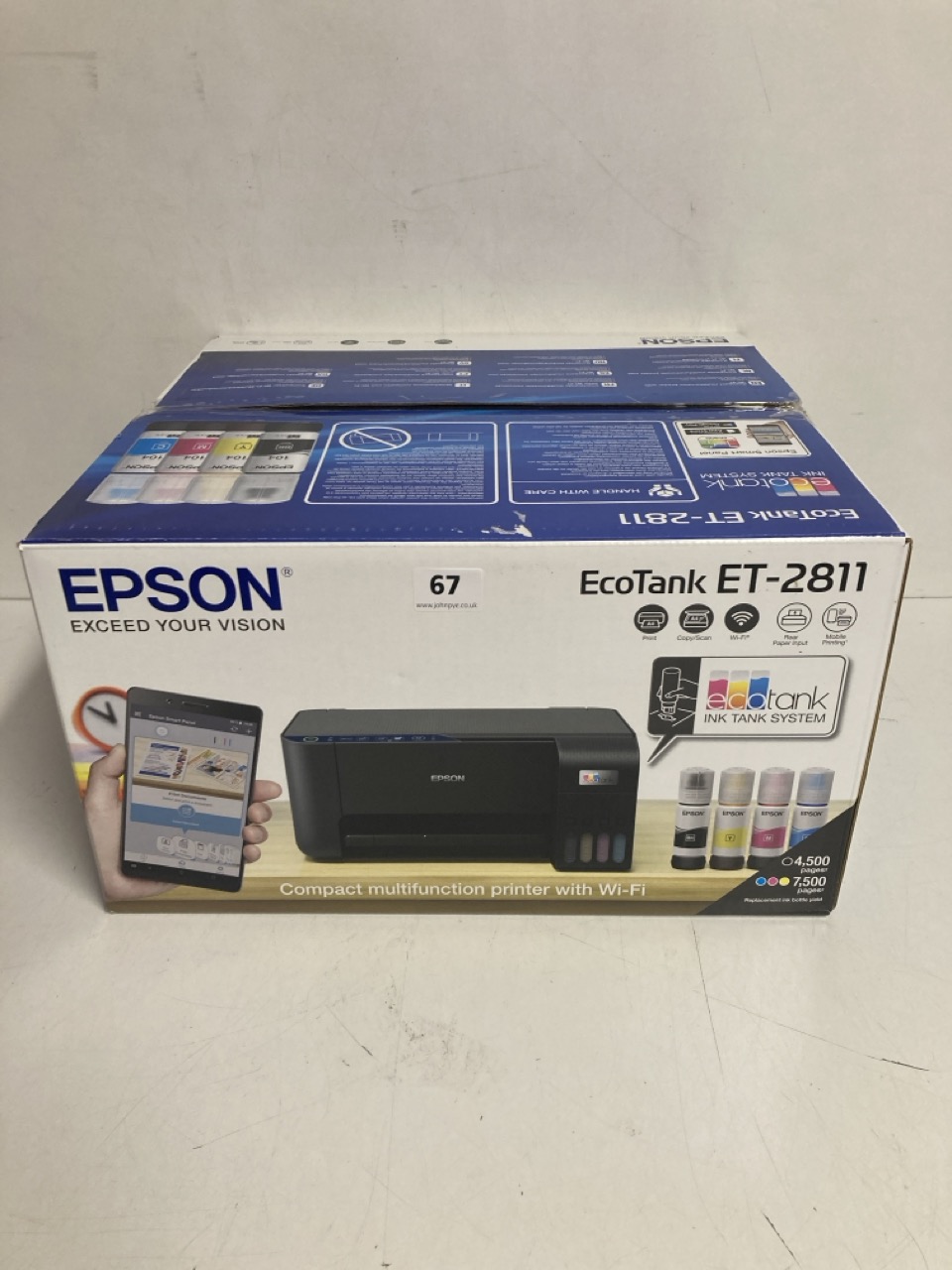John Pye Auctions - EPSON ECOTANK ET-2811 MULTIFUNCTIONAL PRINTER