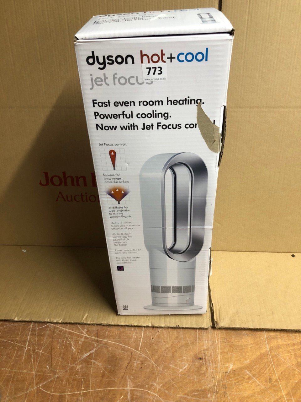 John Pye Auctions - DYSON HOT + COOL JET FOCUS FAN