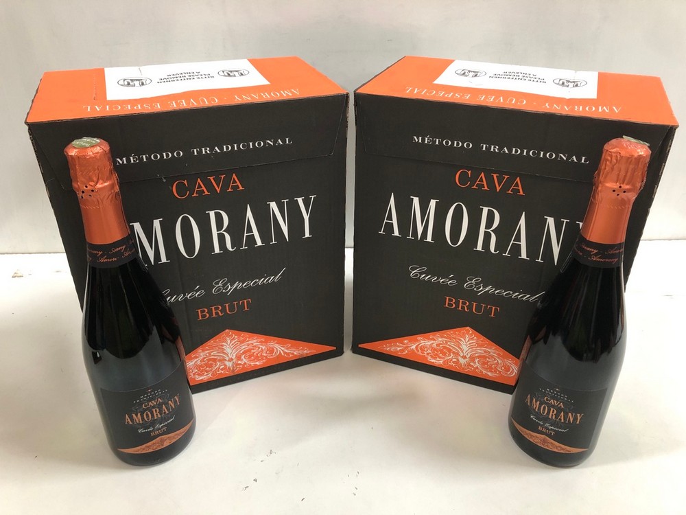 John Pye Auctions - 2 X BOXES OF 6 AMORANY CAVA CUVEE ESPECIAL BRUT ...