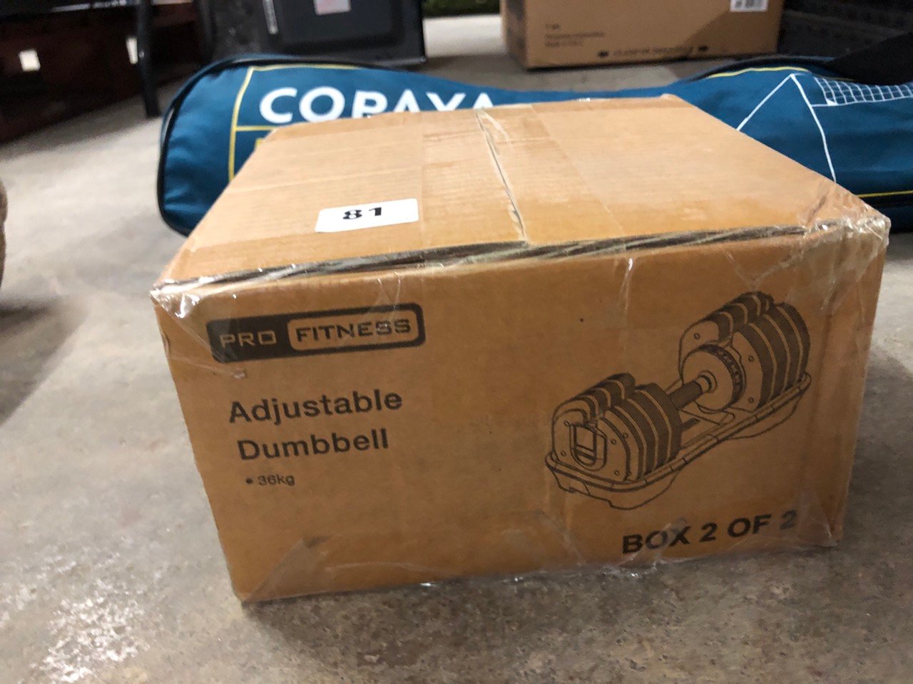 John Pye Auctions - 3X ASSORTED ITEMS INCL. PROFITNESS ADJUSTABLE DUMBELL