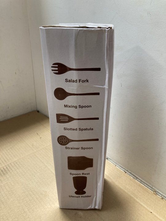 John Pye Auctions - 5 X CUTLERY COLOSSUS EGYPTIAN ACACIA WOOD UTENSIL ...