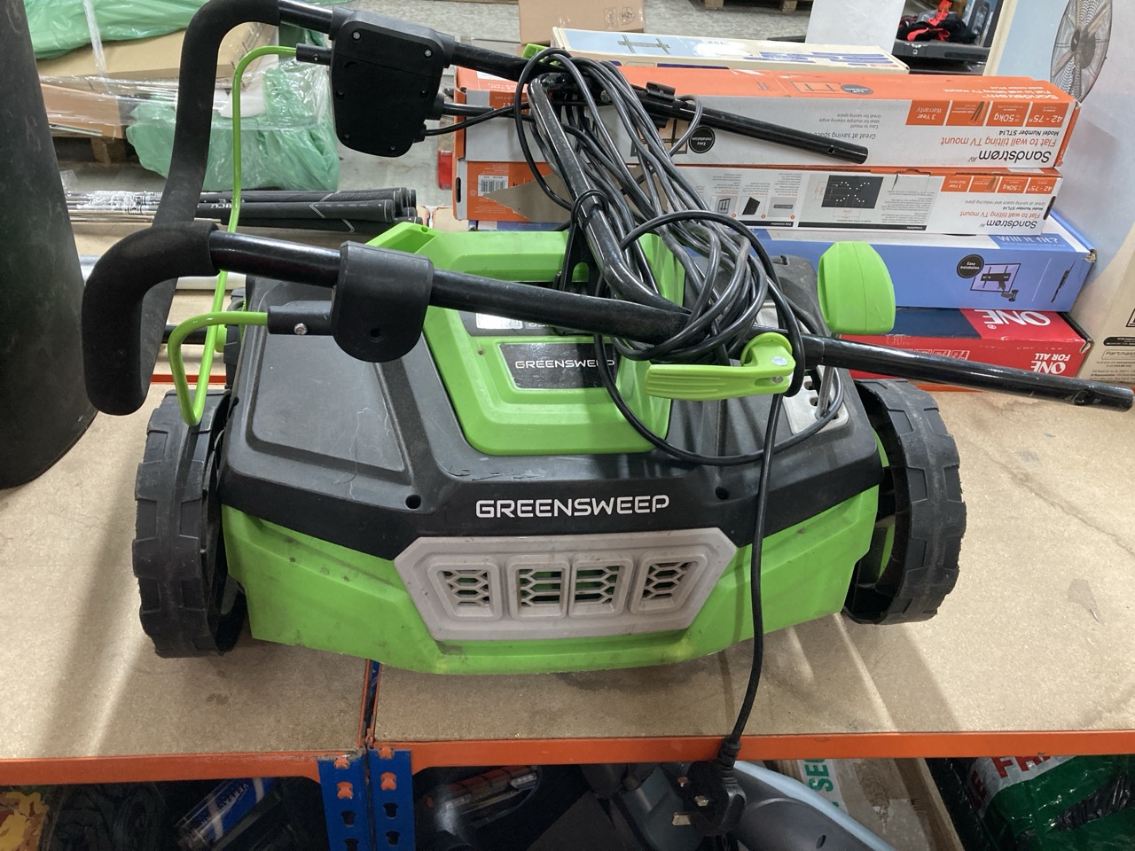John Pye Auctions - GREENWORKS GREENSWEEP ARTIFICIAL GRASS SWEEPER