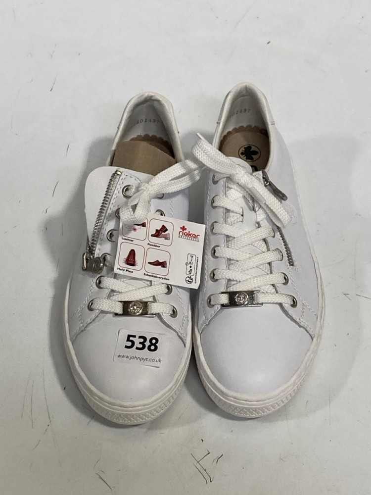 John Pye Auctions - RIEKER TRAINERS WHITE SIZE 40
