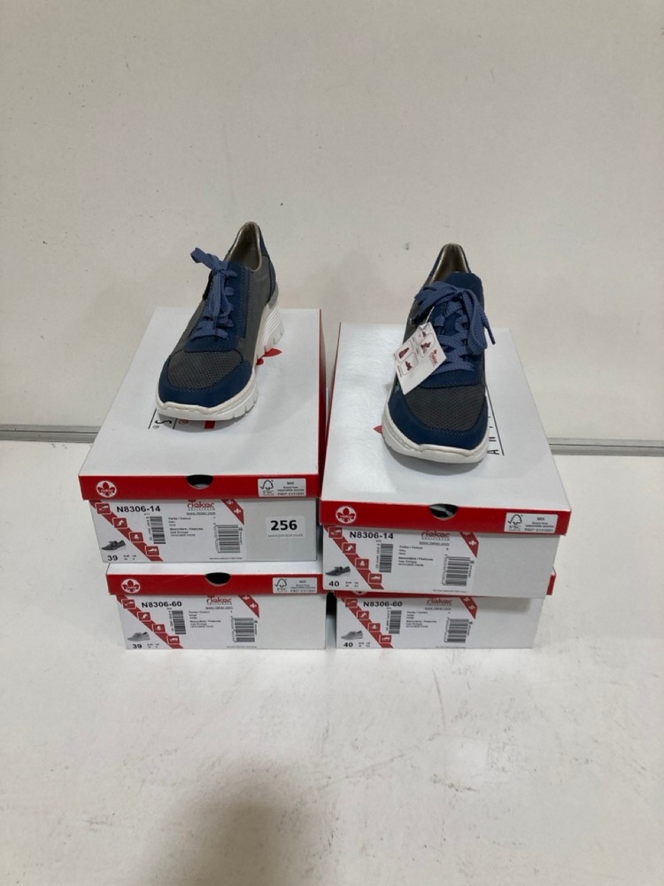 John Pye Auctions - 4 X RIEKER SHOES TO INCLUDE WOMENS SUEDE WEDGE ...