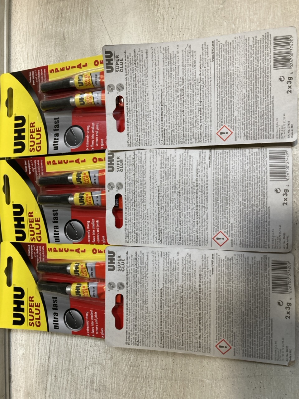 John Pye Auctions - 1 X BOX OF ASSORTED DIY ITEMS INCLUDING UHU SUPER ...