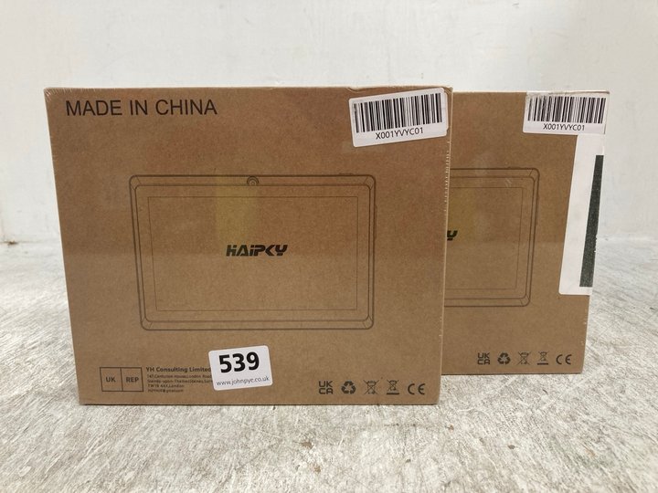 John Pye Auctions - 2 X HAIPKY 7'' ANDROID TABLETS: LOCATION - F12