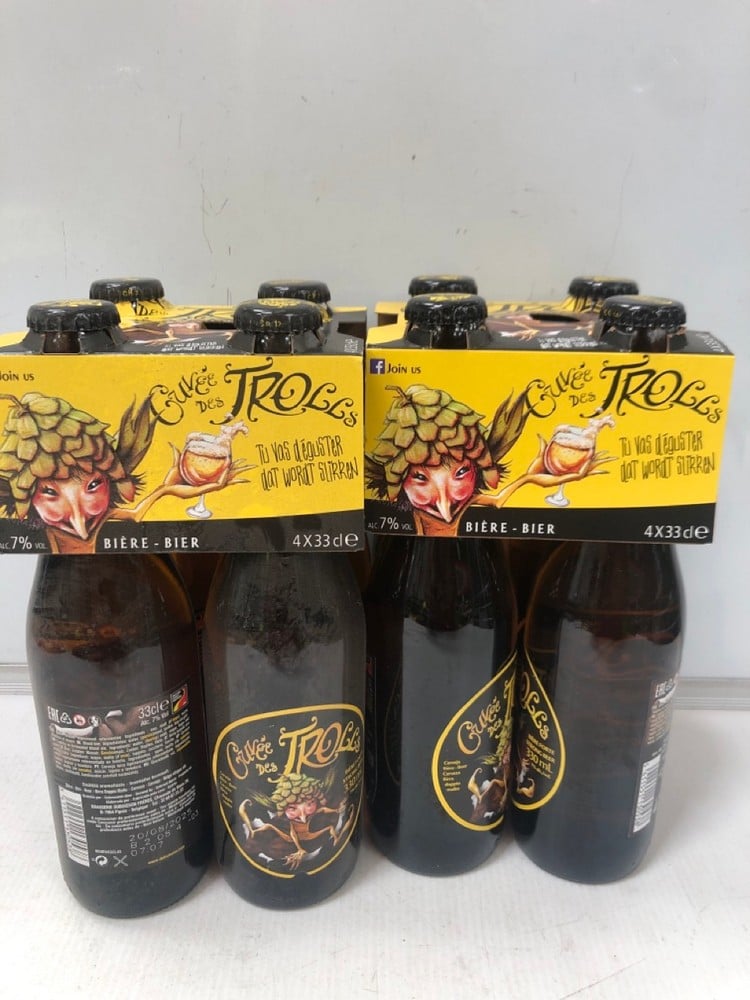 John Pye Auctions - 3 X BOXES OF CUVEE DE TROLLS STRONG BEER 330ML BBE ...