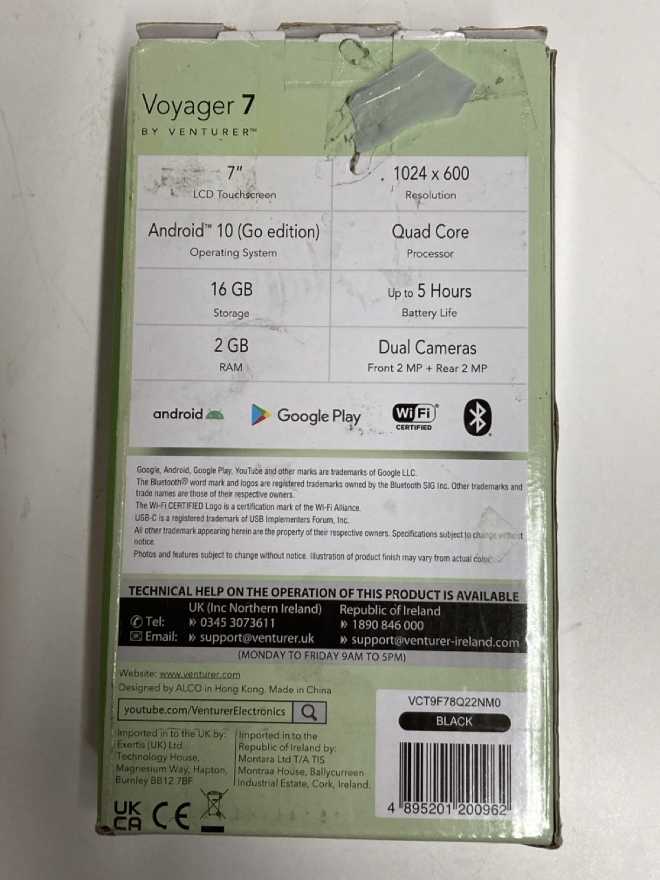 John Pye Auctions - VENTURER VOYAGER 7 ANDROID TABLET