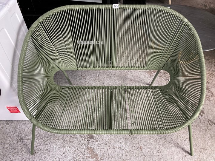 John Pye Auctions - JOHN LEWIS & PARTNERS SALSA 2 SEATER GARDEN SOFA IN ...