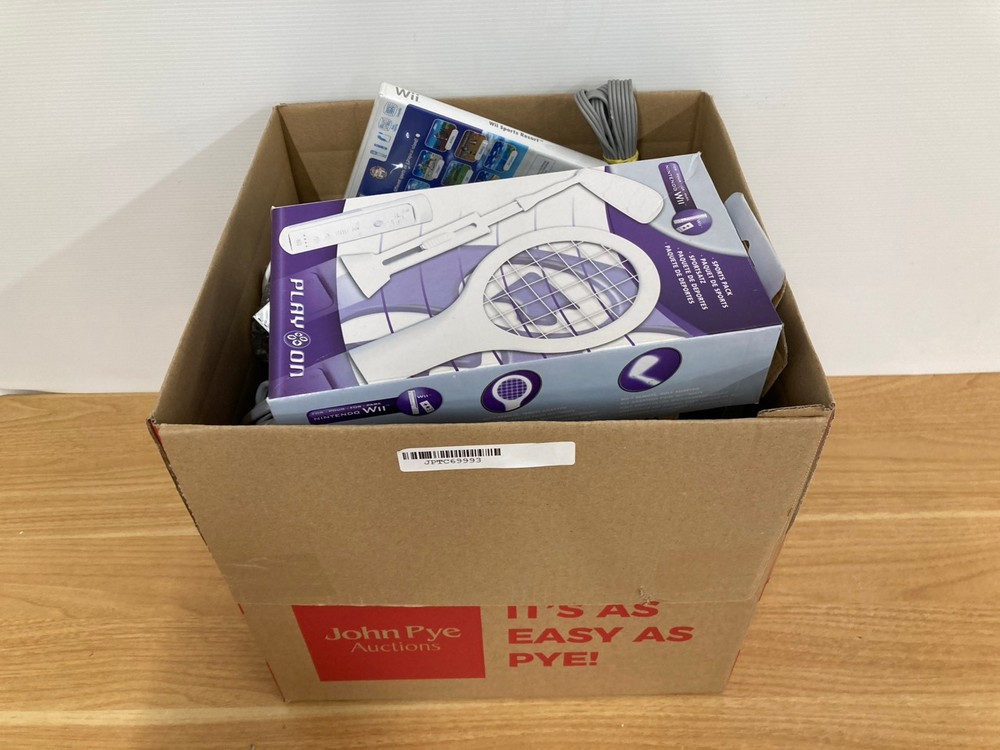 John Pye Auctions - BOX OF ASSORTED ITEMS TO INCLUDE WII SPORTS RESORT ...