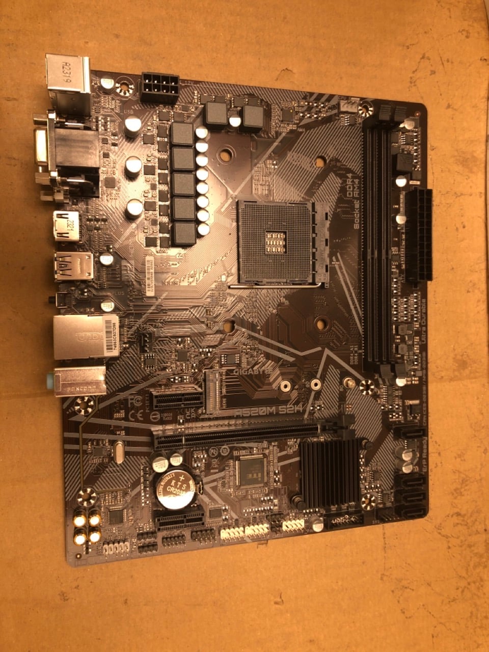 John Pye Auctions - GIGABYTE A520M S2H GAMING MOTHERBOARD: LOCATION - F
